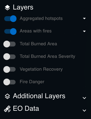 Wildfire Results Explorer - CopernicusLAC Platform